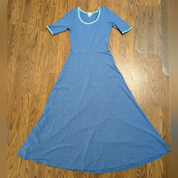 LuLaRoe | Dresses | Lularoe Ana Style Large Maxi Dress 34 Sleeves ...